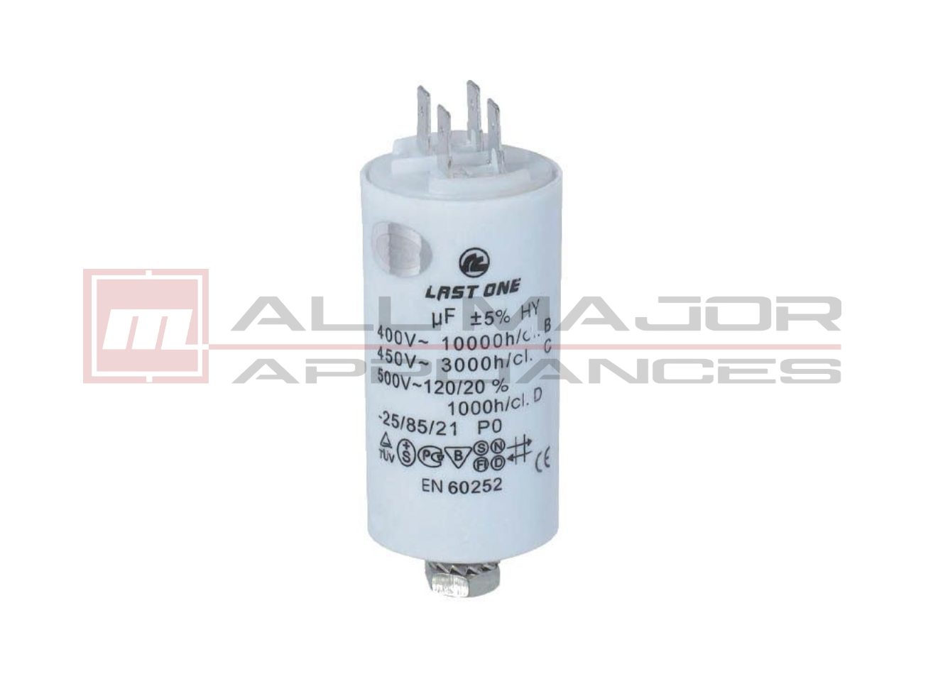 GENUINE LAST ONE 3µF Plastic Motor Run Capacitor - Ø34mmx56mm – All ...