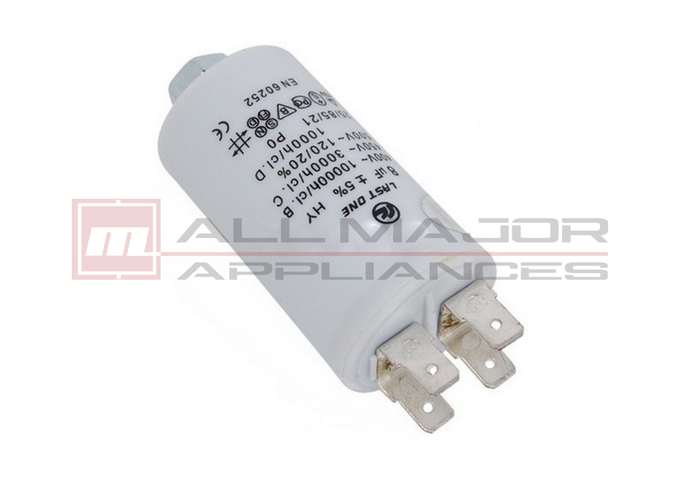 GENUINE LAST ONE 8µF Plastic Motor Run Capacitor - Ø32mmx57mm – All ...