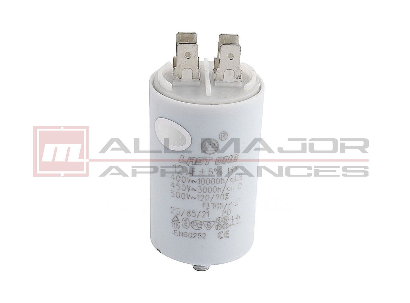 GENUINE LAST ONE 12µF Plastic Motor Run Capacitor - Ø35mmx85mm – All ...