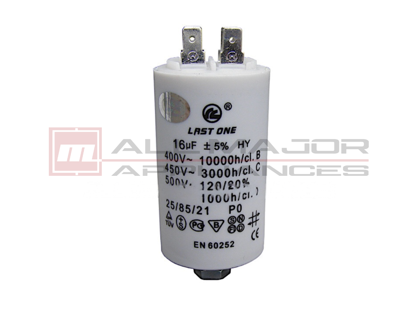GENUINE LAST ONE 16µF Plastic Motor Run Capacitor - Ø40mmx70mm – All ...