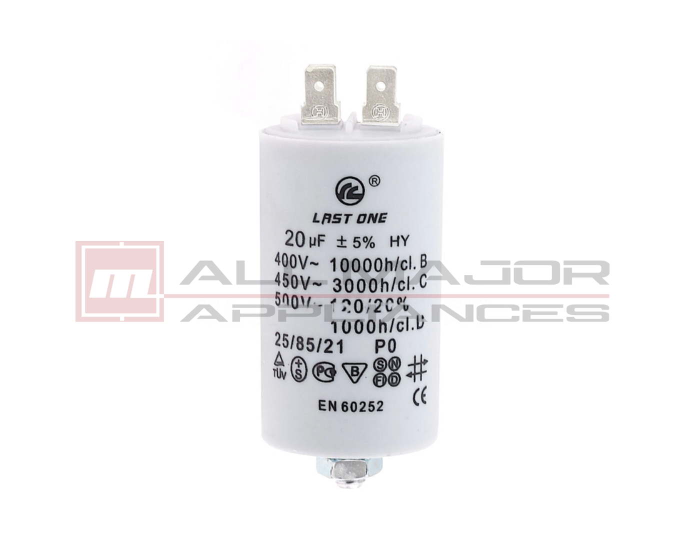 GENUINE LAST ONE 20µF Plastic Motor Run Capacitor - Ø40mmx70mm – All ...